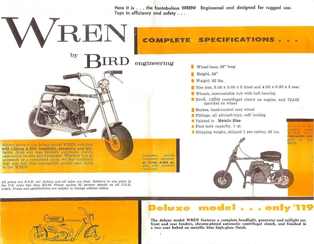 Bird Engineering Scrapbook | OldMiniBikes.com